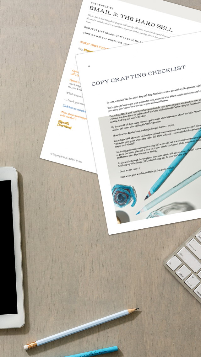 The Perfect Email Welcome Sequence Template – The Copy Bar™ by Ashlyn ...